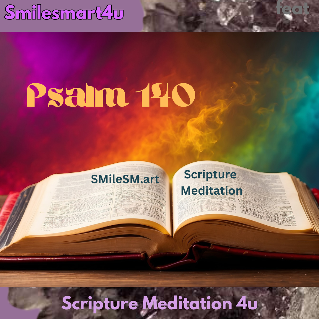 Scripture Meditation -241117- Psalm 140: 1-3, NIV – SMILESM.art